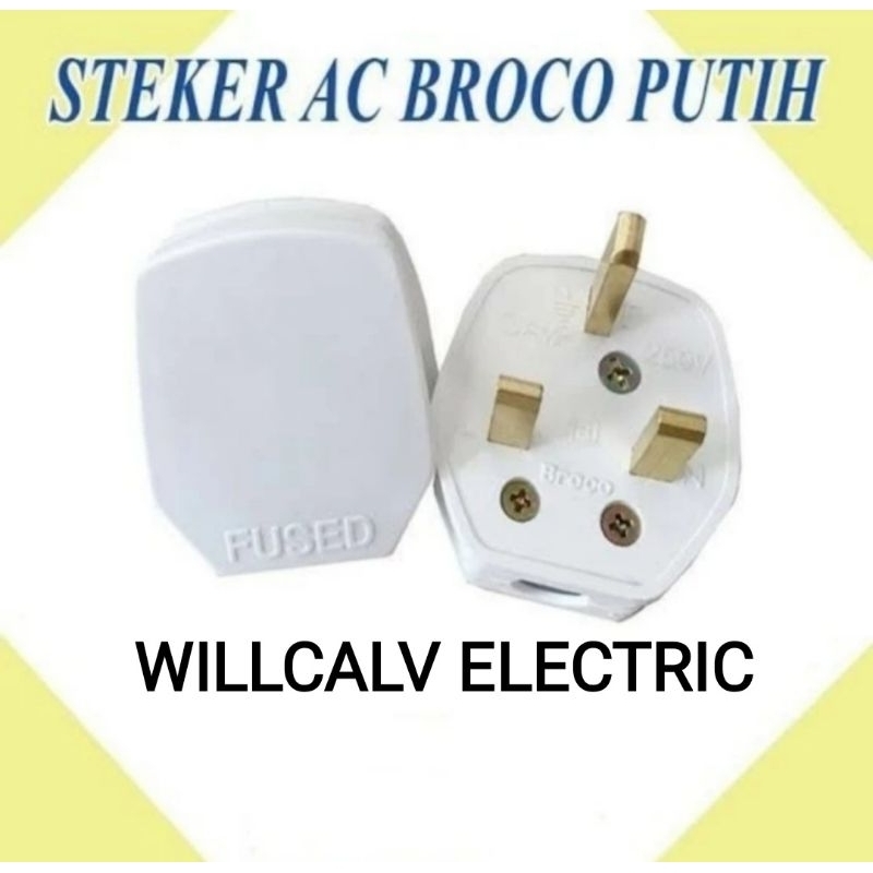 Jual Steker Ac BROCO / Steker Kaki 3 Broco | Shopee Indonesia
