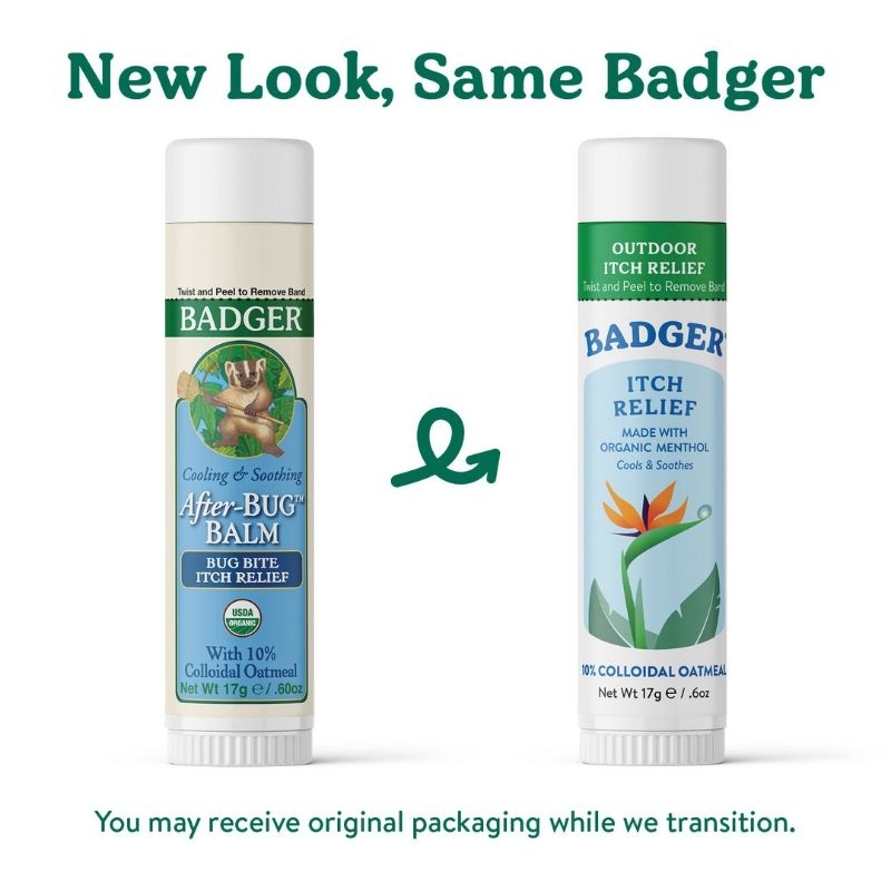 Jual Badger Company After-Bug Balm / Itch Relief Stick, .60 oz (17 g ...
