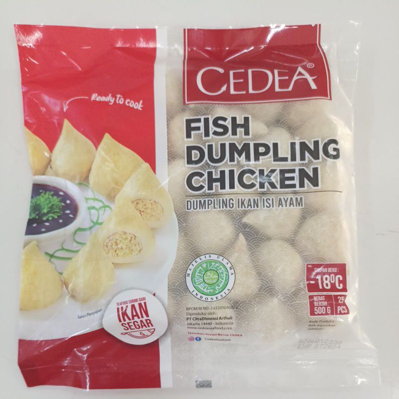 Jual CEDEA FISH DUMPLING CHICKEN 500GR | Shopee Indonesia