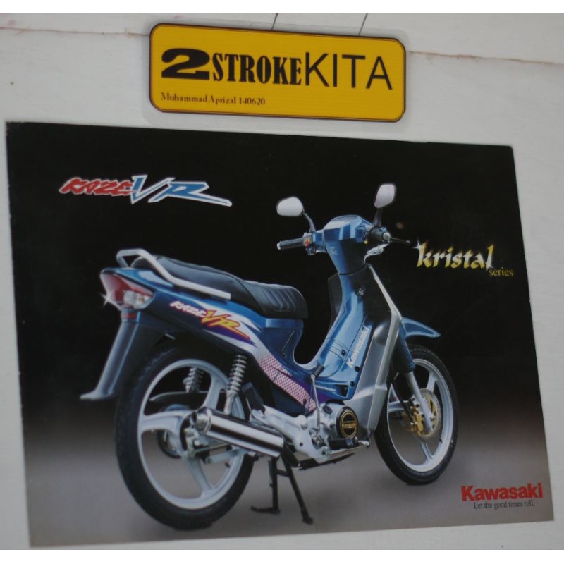 Jual BROSUR KAWASAKI KAZE VR KRISTAL SERIES, KAZE R, KAZE ORIGINAL ...
