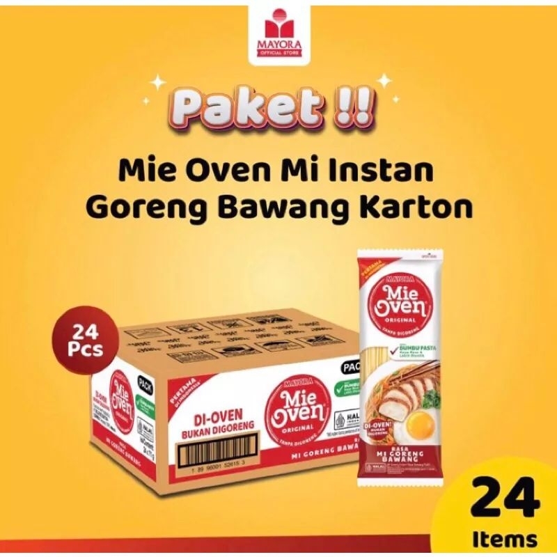 Jual MIE OVEN MAYORA 1 DUS ISI 24 ITEM | Shopee Indonesia