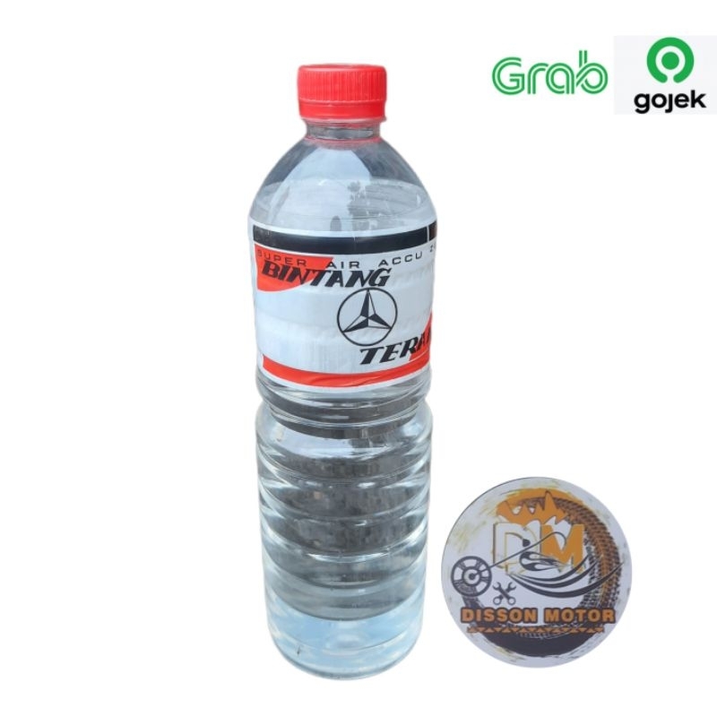 Jual Air Aki Zuur Bintang Merah 1Ltr Air Aki isi Ulang | Shopee Indonesia