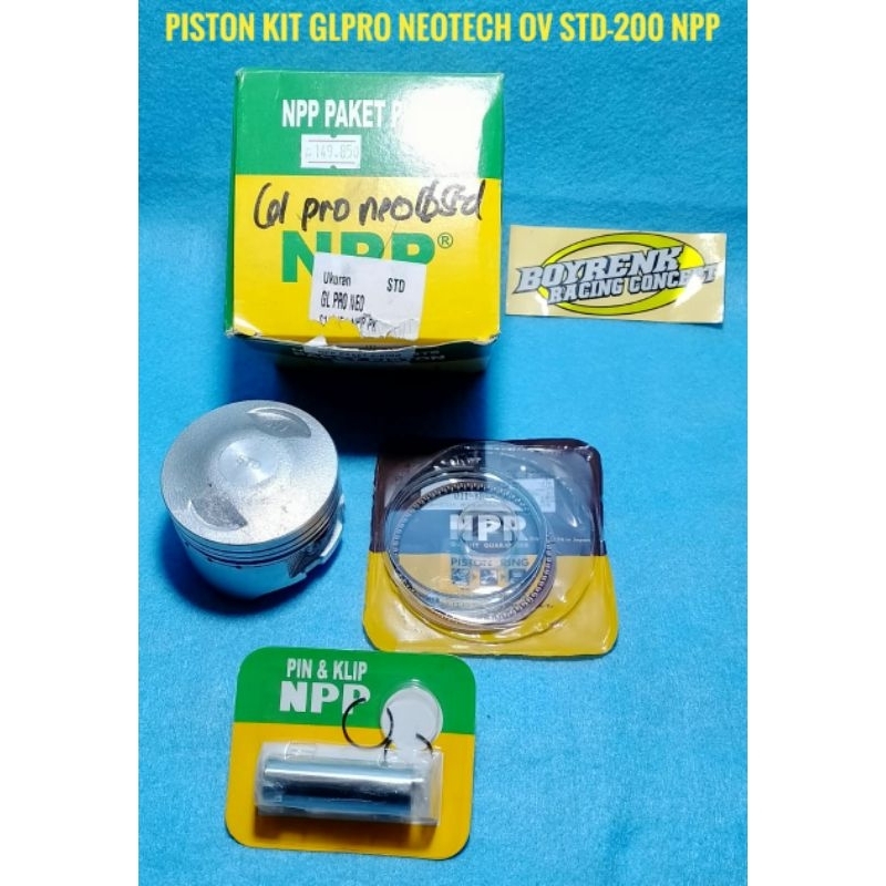 Jual PISTON KIT SEHER SEKER GL PRO NEOTECH MEGAPRO OVERSIZE STD 50 100 150 200 NPP-BOYRENK ...