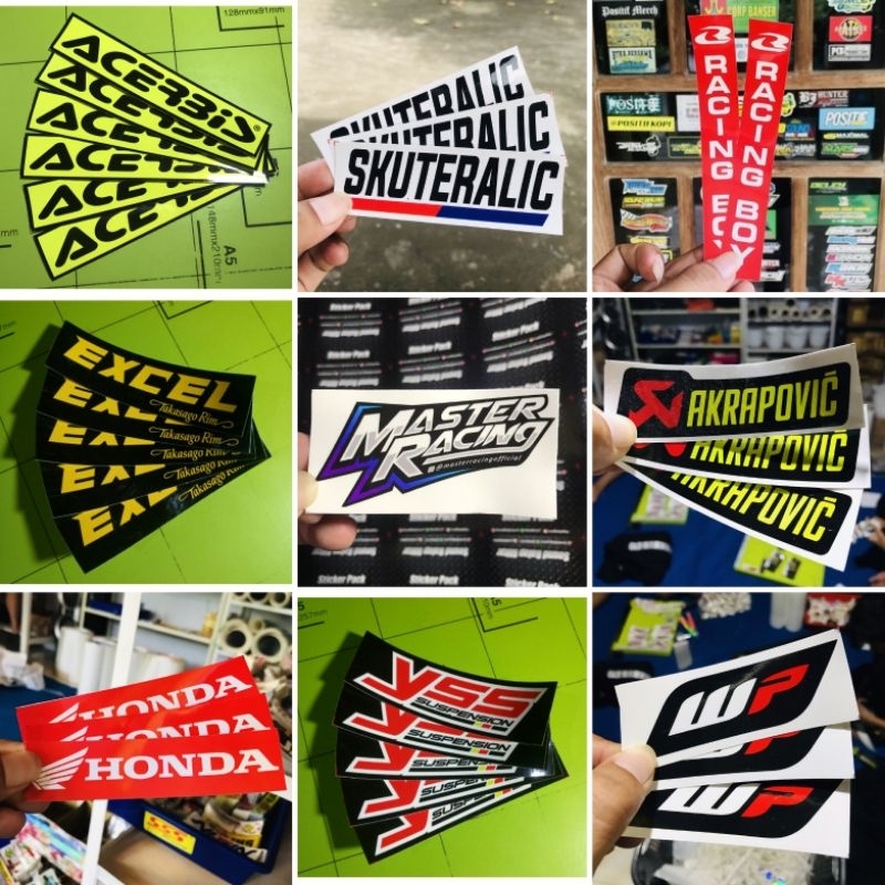 Jual stiker viral kata kata racing | Shopee Indonesia
