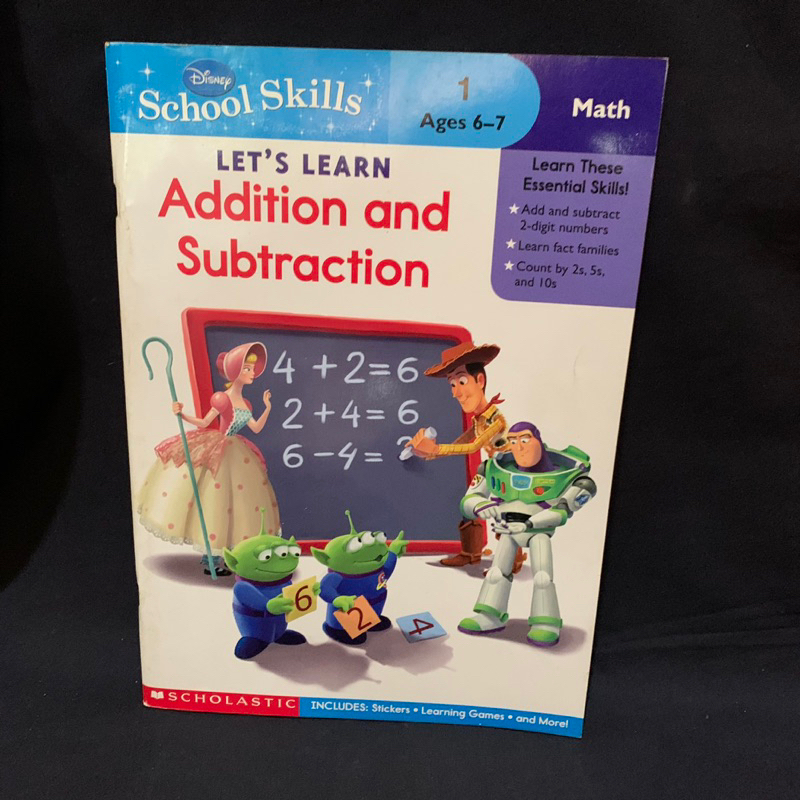 Jual Buku Disney School Skills Addition and Subtraction Math 1 | Shopee ...