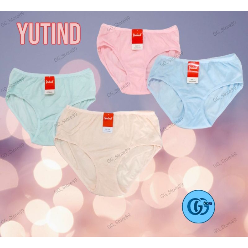 Jual CD Yutind Dewasa SA20 / Celana Dalam Wanita Polos warna Muda UK M, L, XL, XXL ( ISI per ...