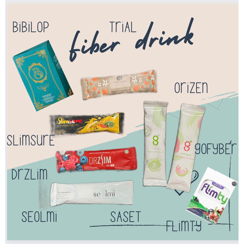 Jual SLIMSURE BLOCK FAT SACHET SLIM SURE FIBER Drzlim go fiber seolmi ...