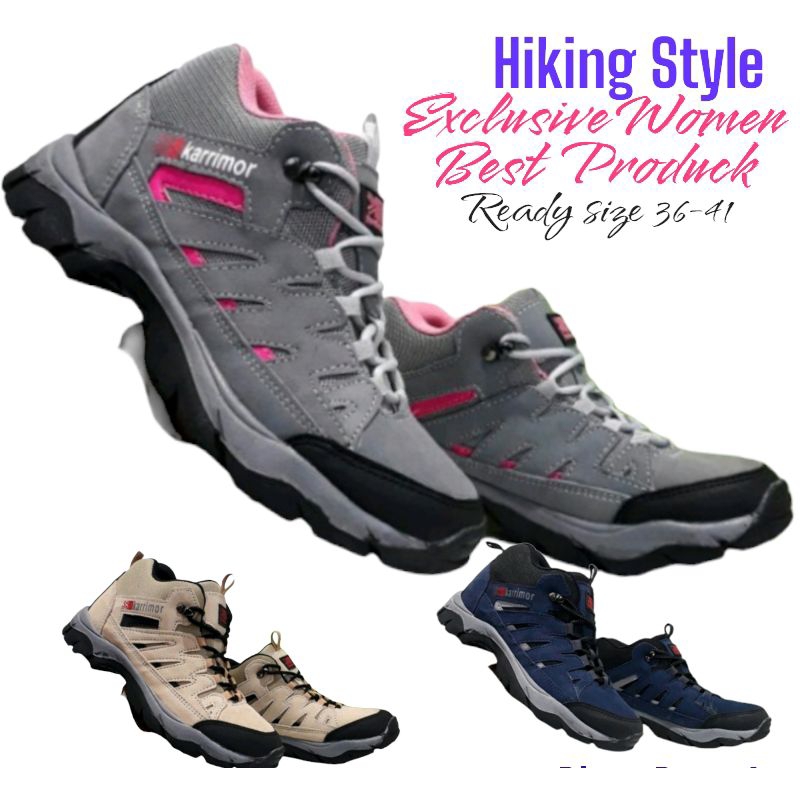 Jual Sepatu Hiking Wanita Sepatu Wanita Olahraga Outdoor Sepatu Gunung ...