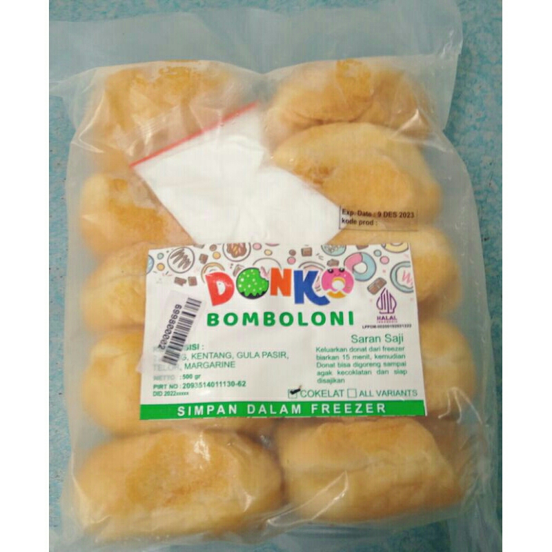 Jual donko bomboloni coklat 500g | Shopee Indonesia