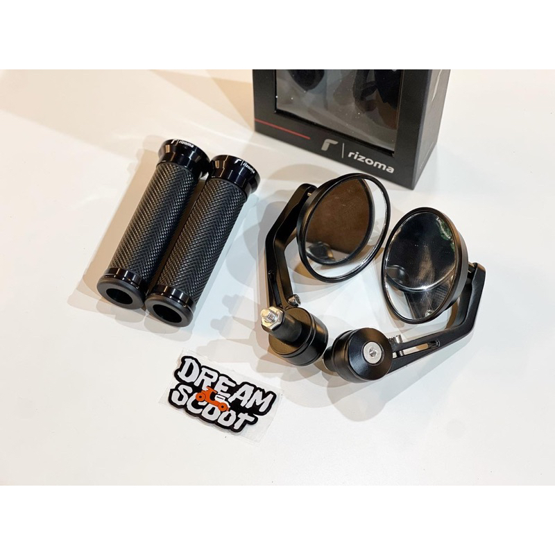 Jual Paket handgrip rizoma evo spion bar end rizoma bulat vespa matic ...