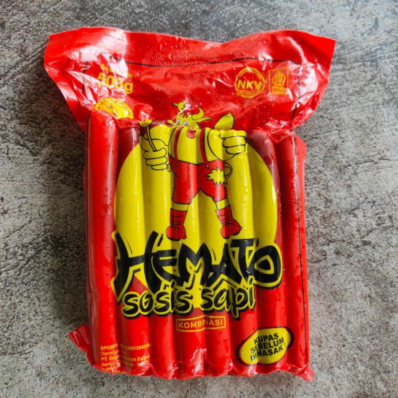Jual HEMATO SOSIS SAPI LONG 500gr | Shopee Indonesia