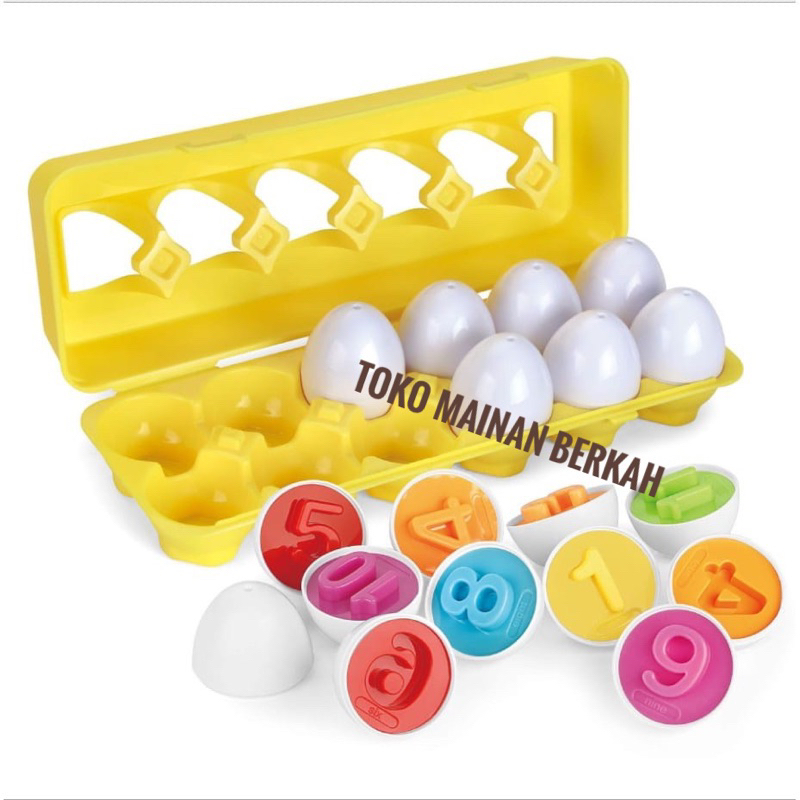 Jual MAINAN EDUKASI MATCHING EGG | PUZZLE TELUR | MAINAN MONTESSORI ...