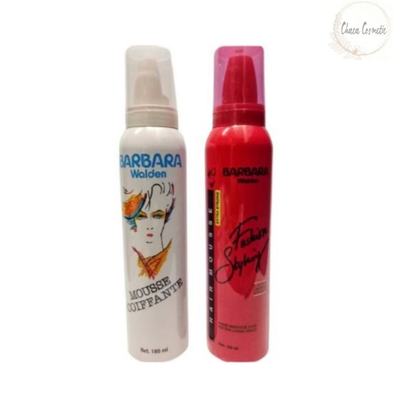 Jual barbara extra hold mousse/ barbara foam merah 50ml / 180ml ...