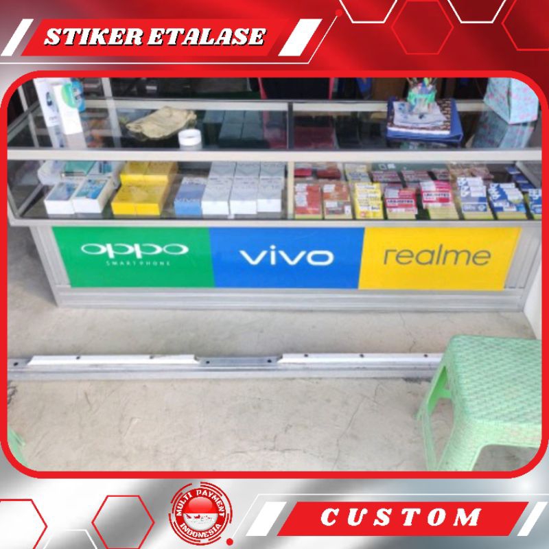 Jual STIKER ETALASE KONTER CUSTOM | Shopee Indonesia