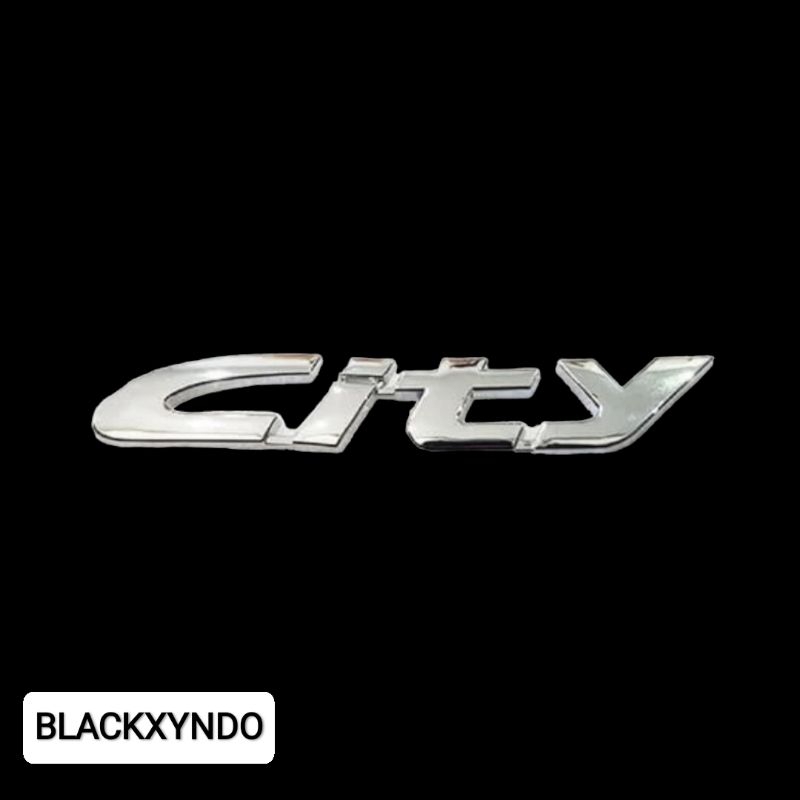 Jual ORIGINAL MODEL Emblem Logo Tulisan City Chrome Honda City Z 1999 ...
