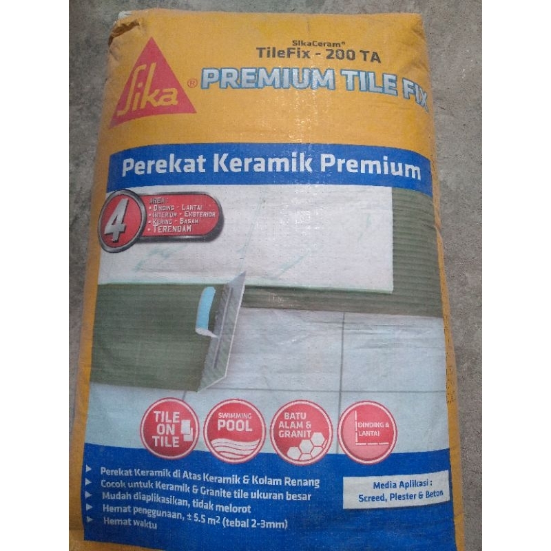Jual SIKA CERAM 200 TA TILEFIX 25KG | Shopee Indonesia