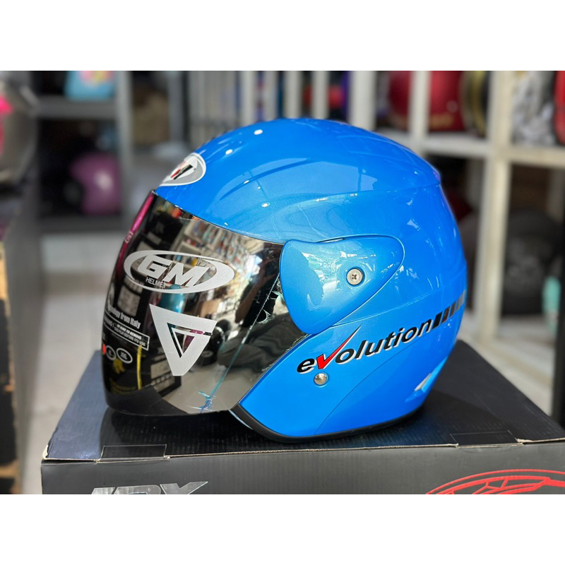 Jual Helm GM Evolution Polos ORIGINAL | Shopee Indonesia