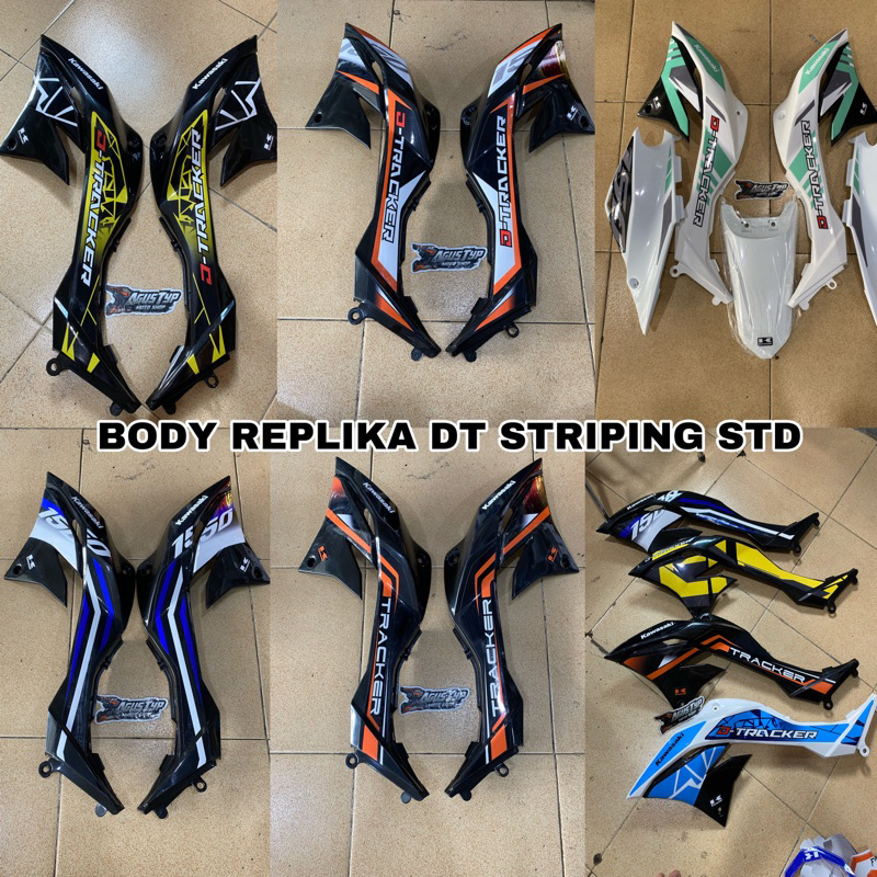 Jual body tangki replika dtracker 150 new striping standart | Shopee ...