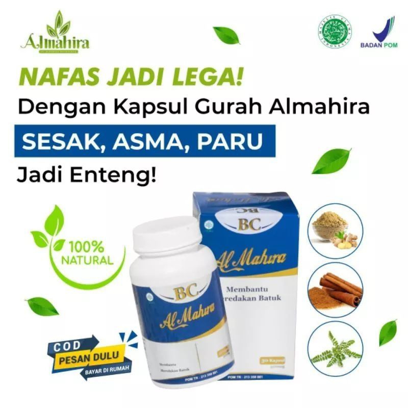 Jual KAPSUL BC ALMAHIRA ASLI ORIGINAL / HERBAL BATUK SALURAN PERNAPASAN ...