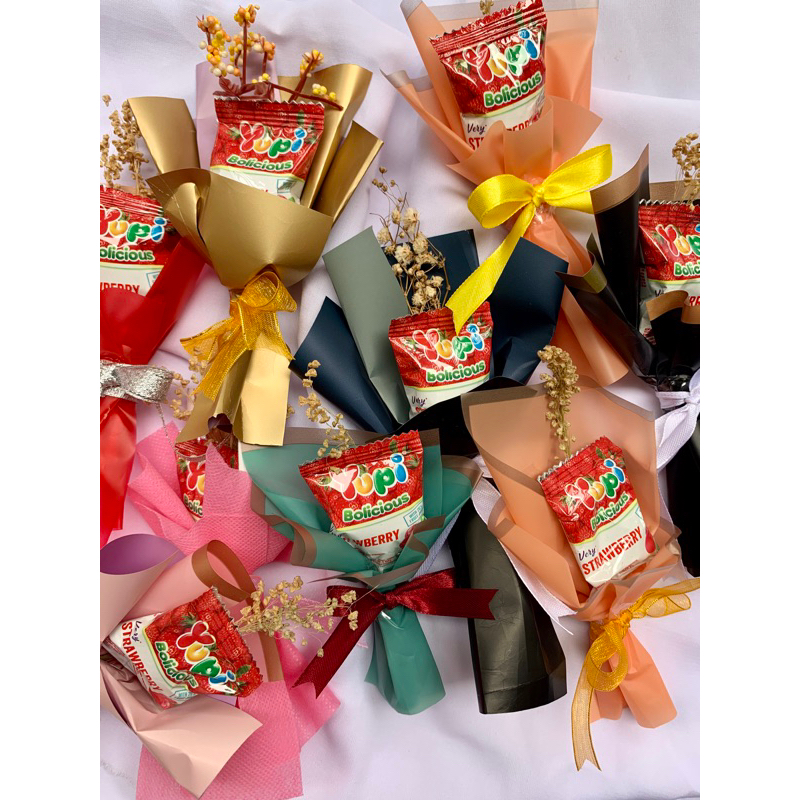 Jual YUPI MINI BOUQUET MINI GIFT YUPI MINI BUKET YUPI KECIL BUKET BALI ...