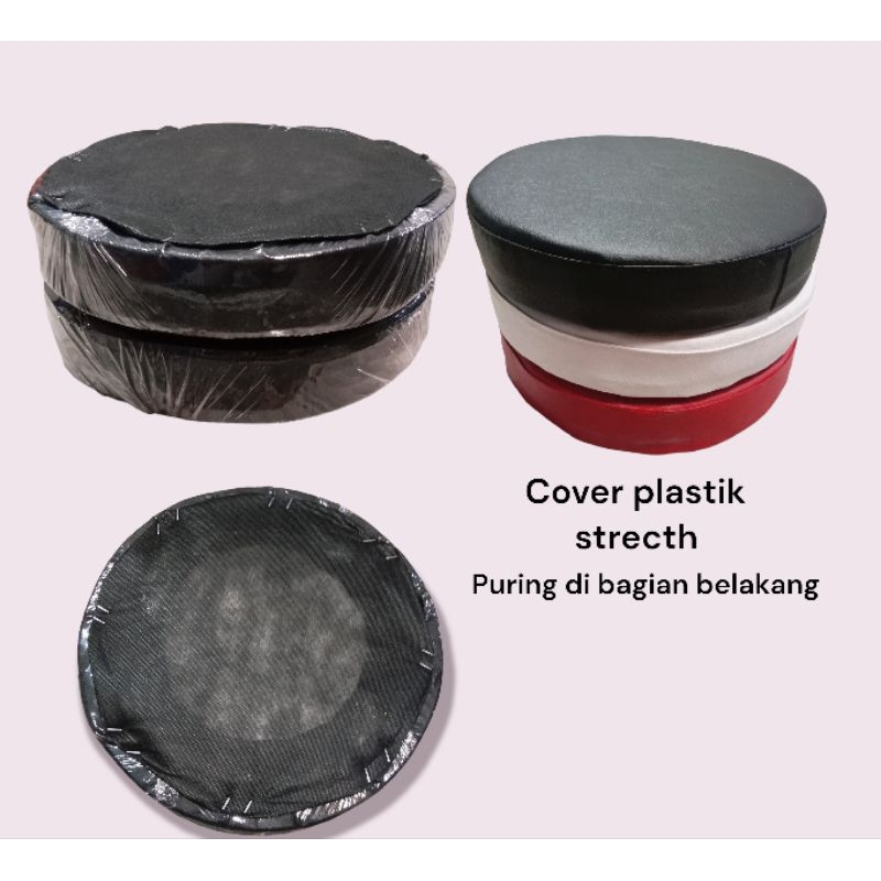 Jual alas duduk lesehan bulat/alas duduk lantai hitam/alas duduk oreo ...