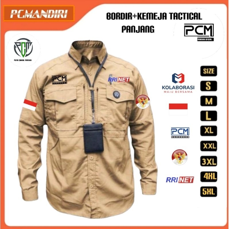 Jual Custom Bordir dan Kemeja Tactical PDL Lapangan | Shopee Indonesia