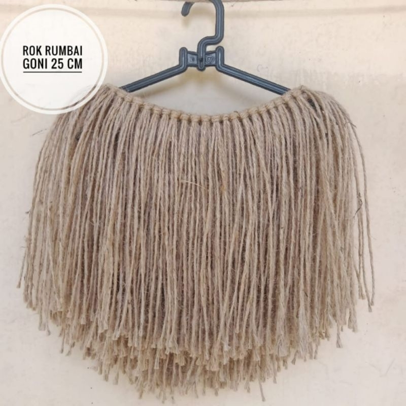 Jual Rok rumbai goni kostum tari adat papua 25 cm | Shopee Indonesia