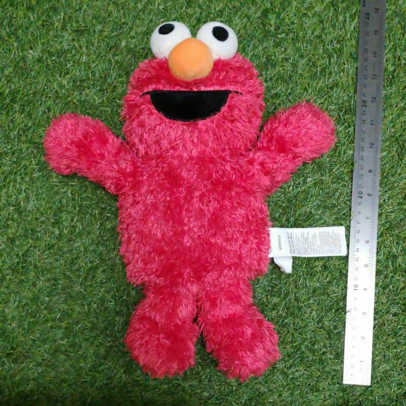 Jual Boneka Tangan Elmo si Burung Merah Sesame Street Miniso - hadiah ...