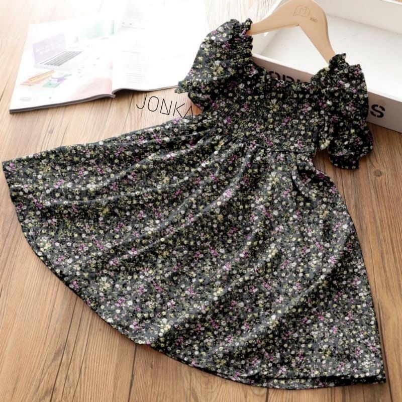 Jual Long Dress SMOKE Rayon Premium/Baju Anak Dan DewasaTerbaru/Dres ...