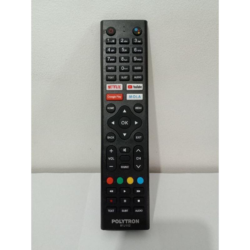 Jual REMOT TV POLYTRON LCD/LED ANDROID SMART TV 81J112 | Shopee Indonesia