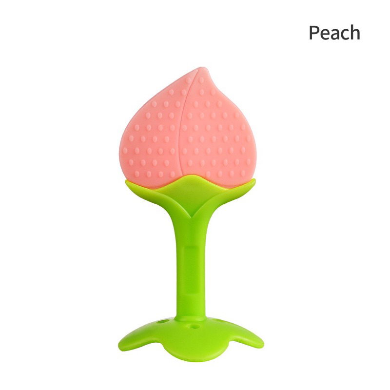 Jual Baby Silicone Teether Bentuk Buah / Gigitan Bayi Bentuk Buah ...