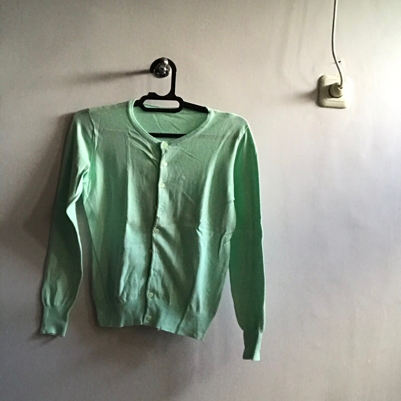 Jual Cardigan Candies Mint | Shopee Indonesia