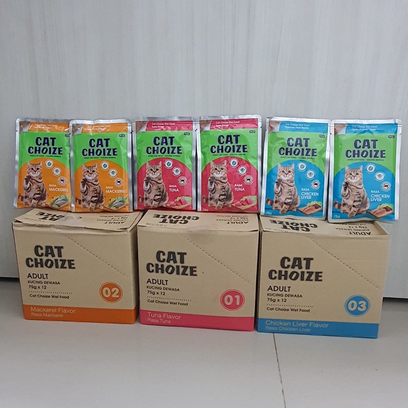 Jual CAt CHOIZE ADULT 75GR x 12 PCS | Shopee Indonesia