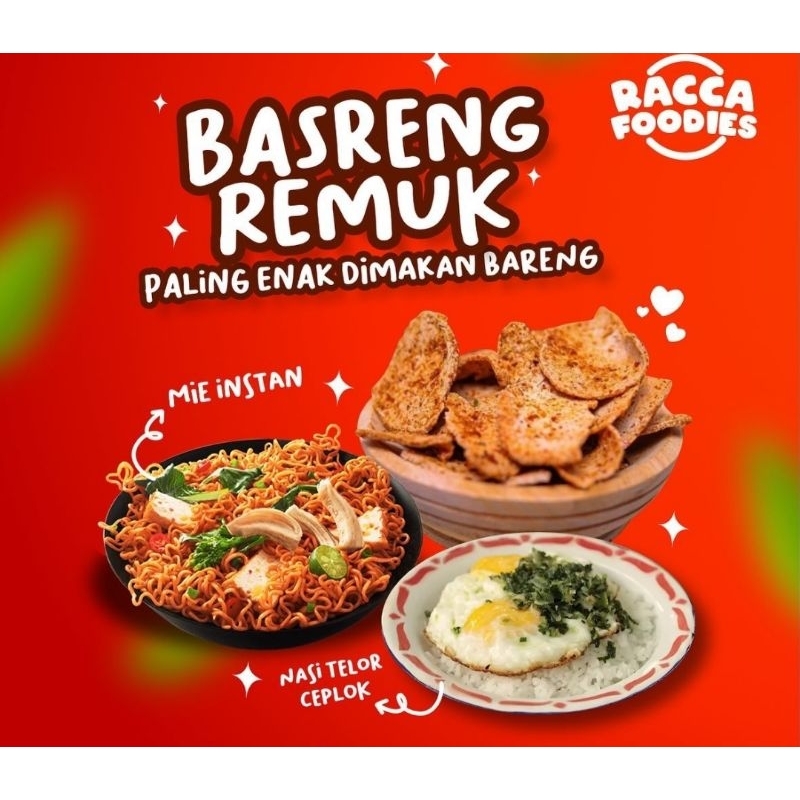 Jual basreng raccafodies rasa asin daun jeruk racca foodies ( promoo ...