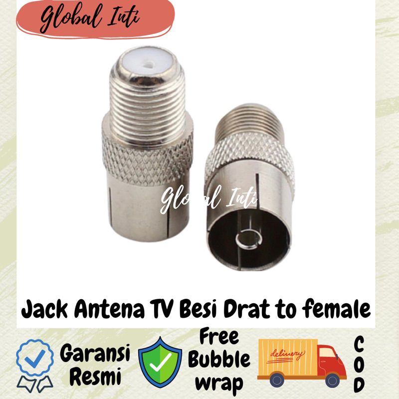 Jual Jack Antena Tv Besi Drat to female | Shopee Indonesia