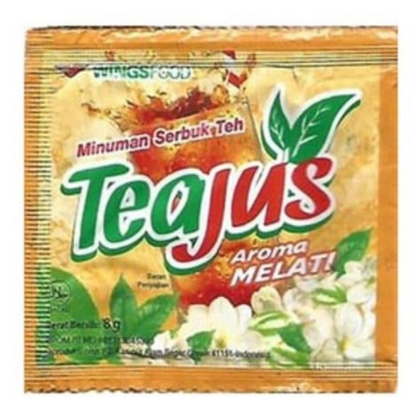 Jual TEA JUS RENCENG ISI 10 x 8 GRAM TEAJUS APEL GULA BATU LEMON MADU ...
