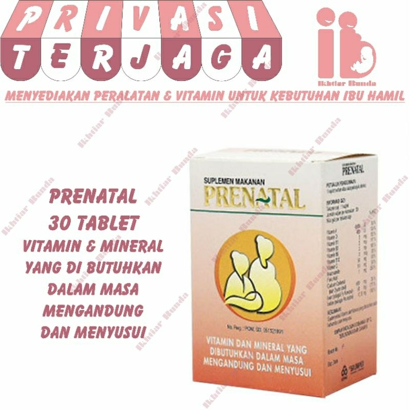 Jual Prenatal suplemen kesehatan vitamin dan mineral yang dibutuhkan ...