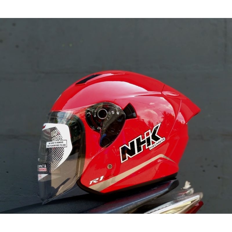 Jual HELM NHK R1 MAX DOBLE VISOR & R1 ELIT SINGLE VISOR PAKET SPOILER ...