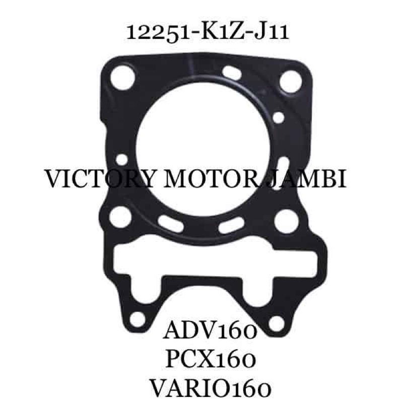 Jual PERPACK DEKSEL GASKET CYLINDER HEAD ADV160 PCX160 VARIO160 12251-K1Z-J11 HONDA AHM | Shopee ...
