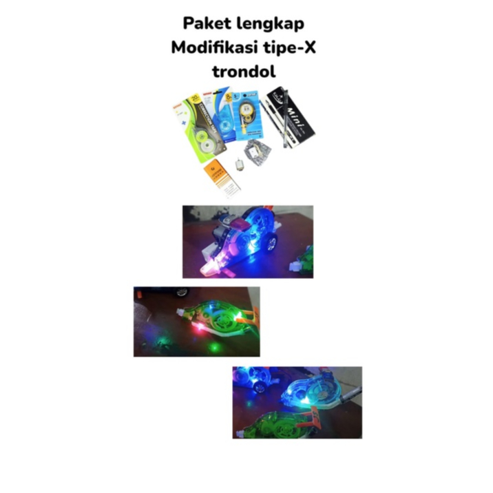 Jual PAKET LENGKAP BAHAN TIPE-X TRONDOL FULL SET VIRAL SUDAH TERMASUK ...