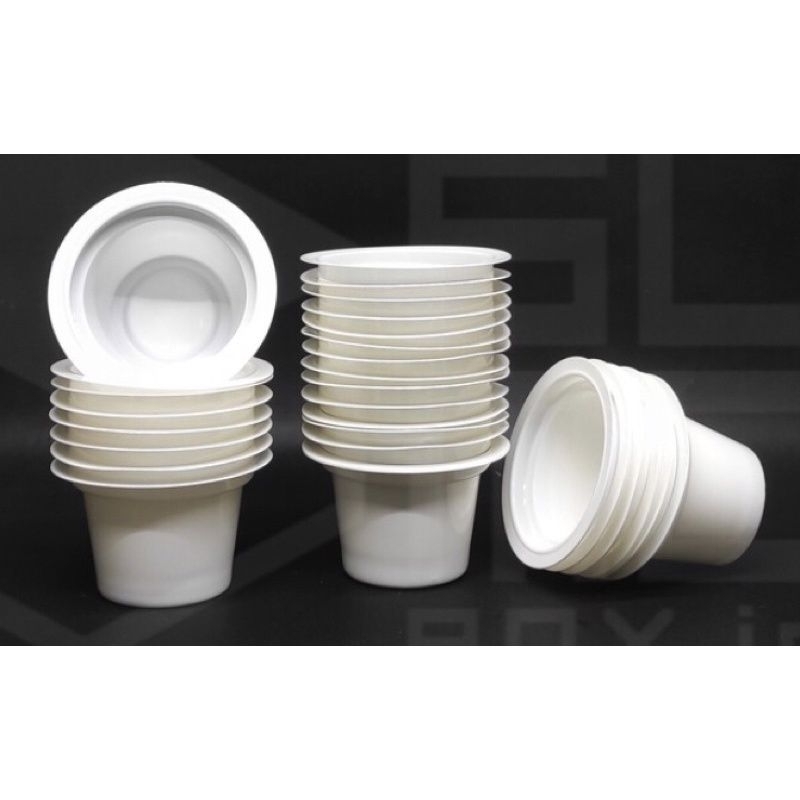 Jual GELAS PLASTIK PUDDING CUP PUTIH SUSU YR 55ML CUP ES CREAM JELLY ...