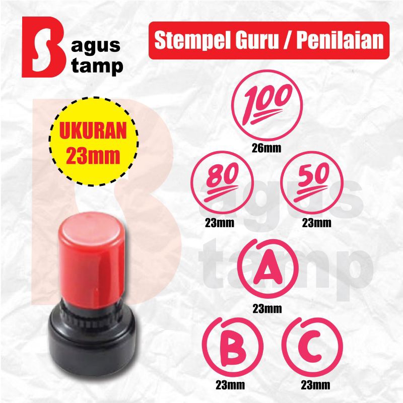 Jual Stempel Guru Nilai Penilaian Teacher Stamp Star Rewards SD TK Anak ...