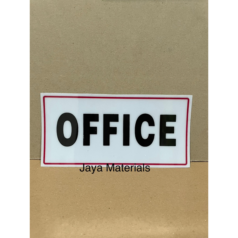 Jual Tempelan dinding / sticker sign board tulisan Office | Shopee ... Jual Tempelan dinding / sticker sign board tulisan Office | Shopee ...