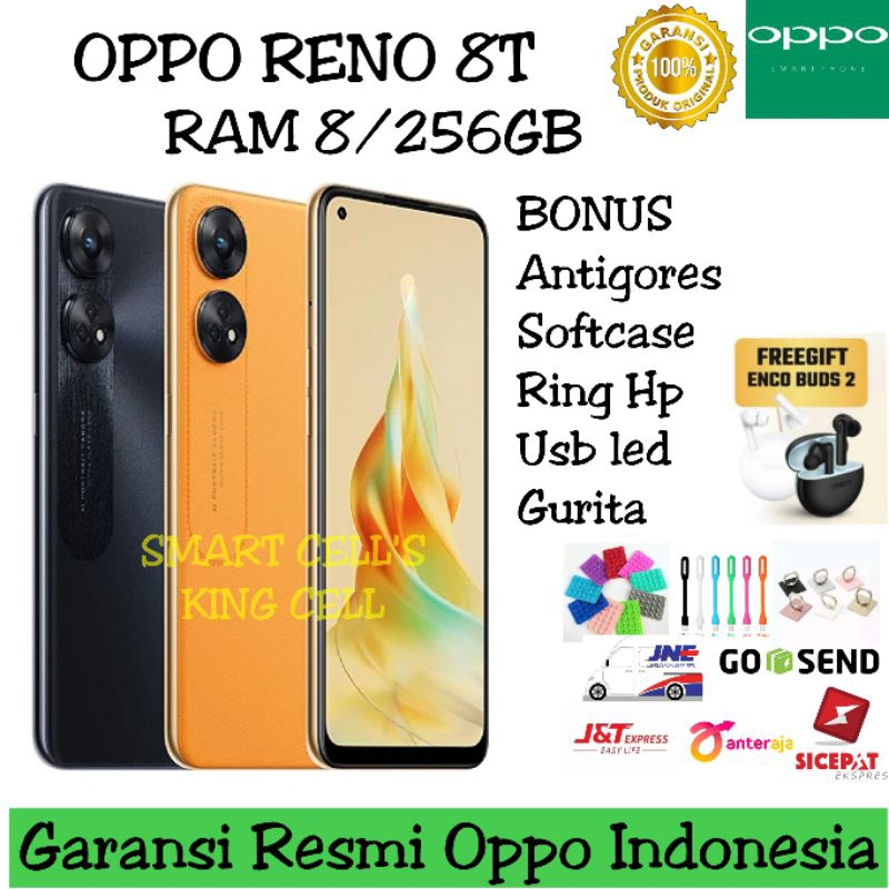 Jual OPPO RENO 8T 4G RAM 8/256GB GARANSI RESMI OPPO INDONESIA | Shopee ...