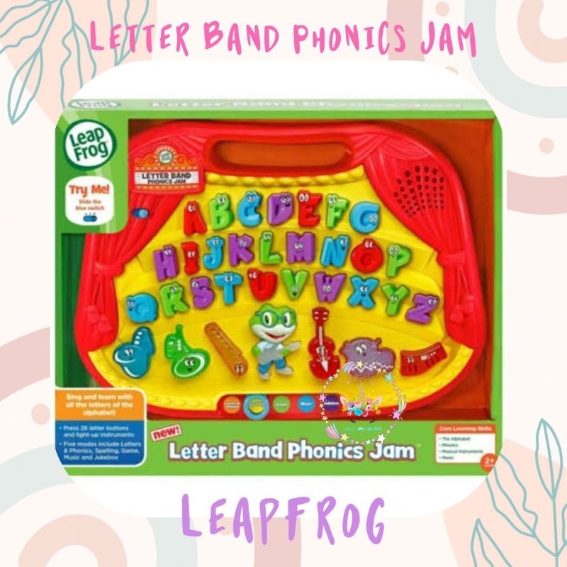 Jual LEAPFROG LETTER BAND PHONICS JAM ORIGINAL MAINAN HURUF ALPHABET ...