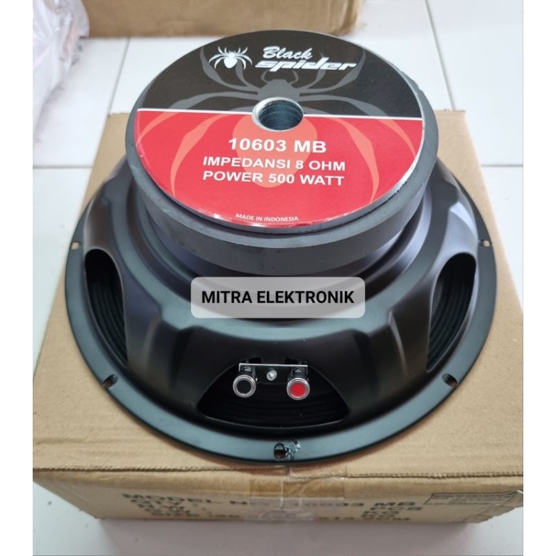 Jual Speaker blackspider 10 inch 10603 MB for Mid high Original ...
