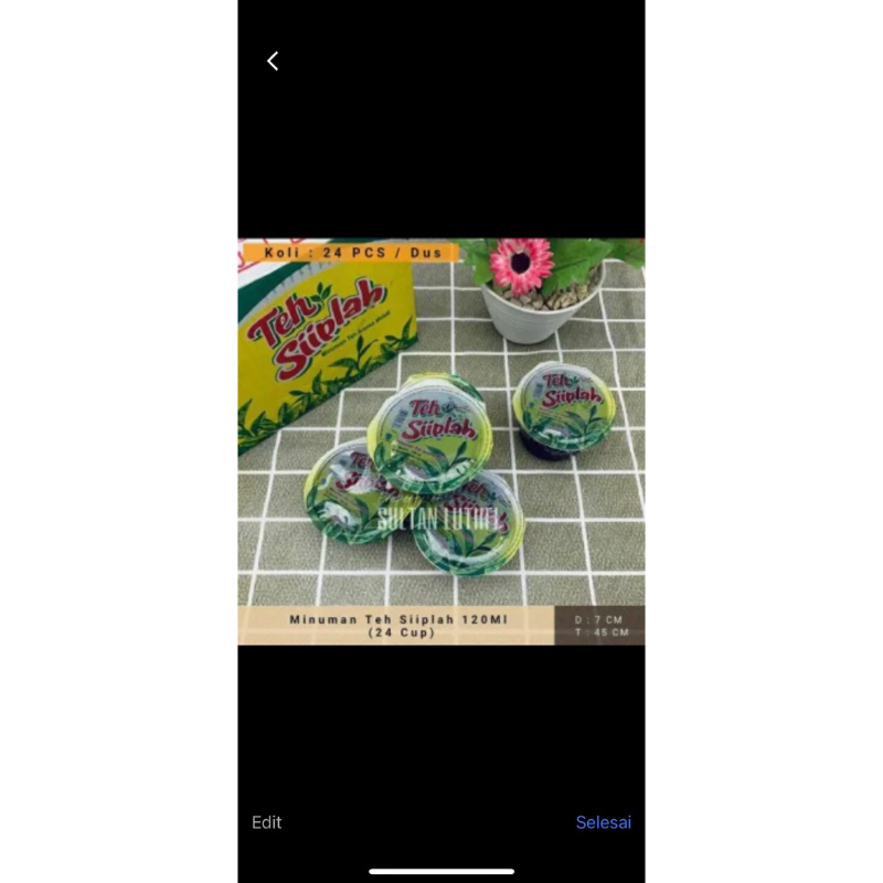 Jual Minuman Teh Siiplah 120Ml (24 Cup) | Shopee Indonesia