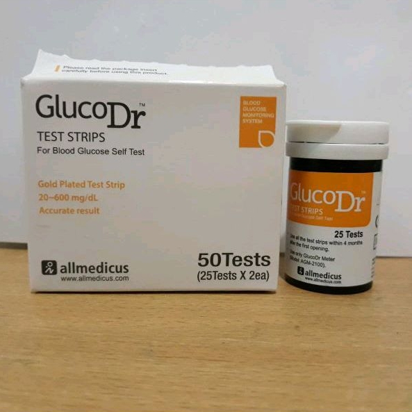 Jual Strip gluco Dr AGM 2100 Gluco Dr Biosensor code 8 Gluco Dr Code 8 | Shopee Indonesia