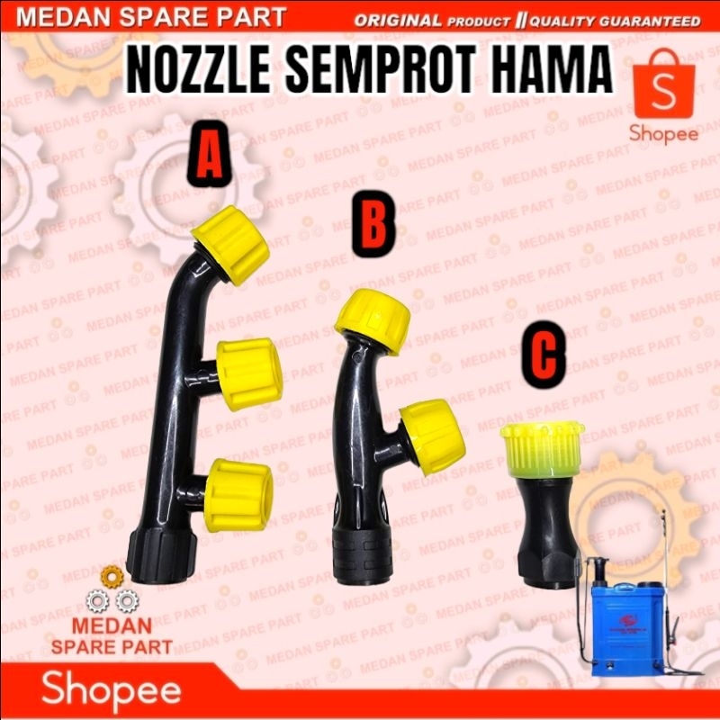 Jual Nozzle sprayer semprot hama elektrik 2 3 mata | Shopee Indonesia