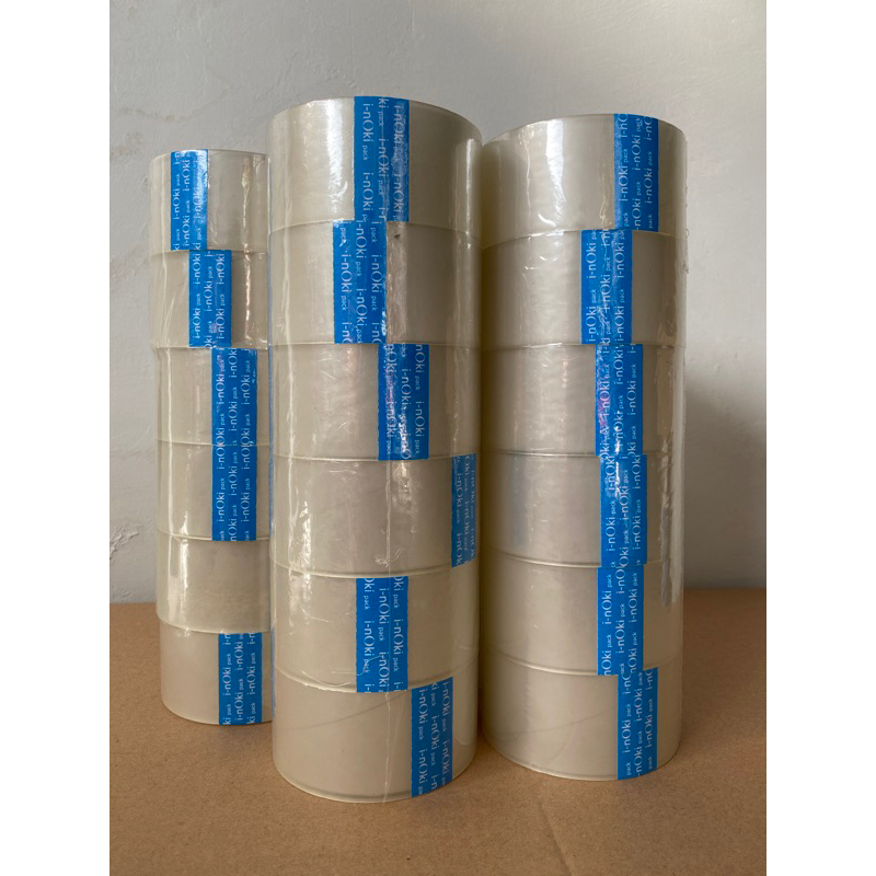 Jual Inoki Solasi Isolasi Solatip Solatif Lakban Bening Fragile Tape ...